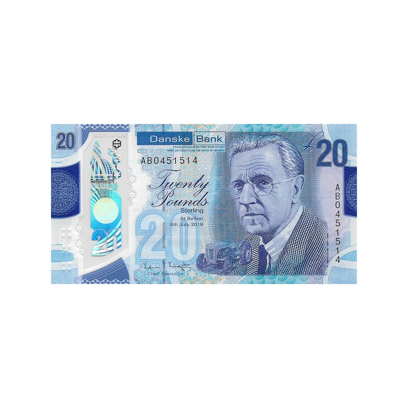 Nothern Ireland 20 Pounds 2020 Danske Bank P-new
