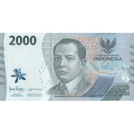Indonesia 2000 Rupiah 2022 Pnew